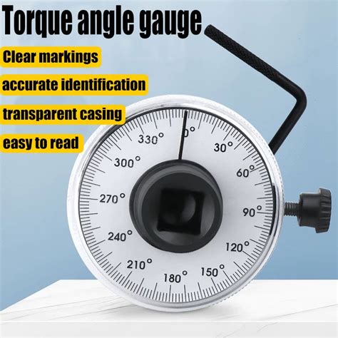Adjustable 12 Inch Drive Torque Angle Gauge Torque Meter Wrench Set