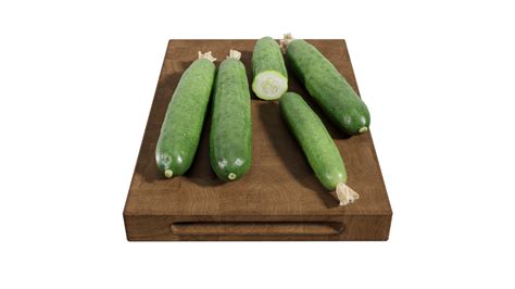 3d Model Cucumber Turbosquid 2266147