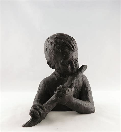 Bets Van Wezel Brons Jongen Met Fluit Verkocht Kunstveilingnl