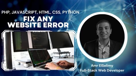 Fix Errors In Your Website Or Web Application By Evenhut Fiverr