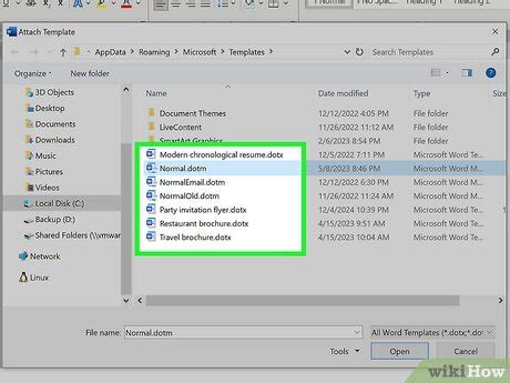 How To Use Document Templates In Word Creating And Applying