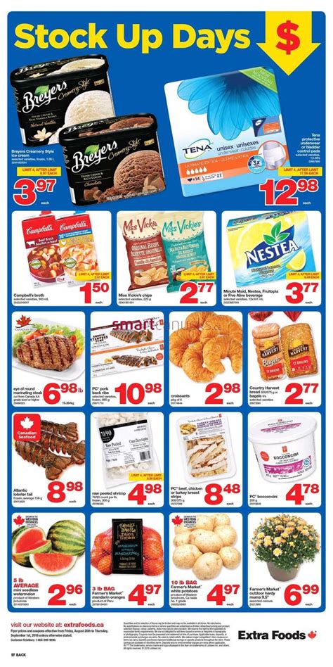 Extra Foods Flyer August 26 To September 1
