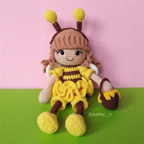 Belinda The Bee Girl Amigurumi Pattern