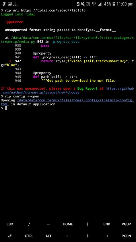 Bug Video Download Failed · Issue 195 · Nathomstreamrip · Github