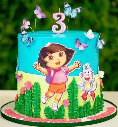 Dora The Explorer Birthday Cake Ideas Images Pictures