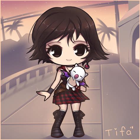 Ff15 Iris Chibi Fan Art By Tifa Amakura On Deviantart