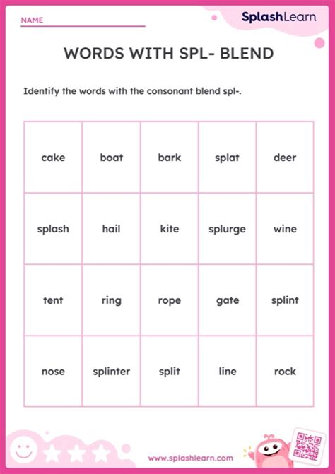 Phonics Worksheets Free Printable Splashlearn