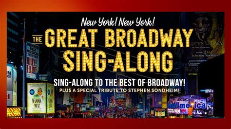 New York New York Great Broadway Sing Along At Lark Theater In