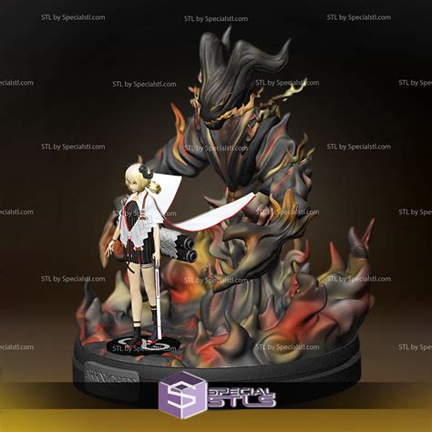 Arknight Ifrit 3d Model Specialstl