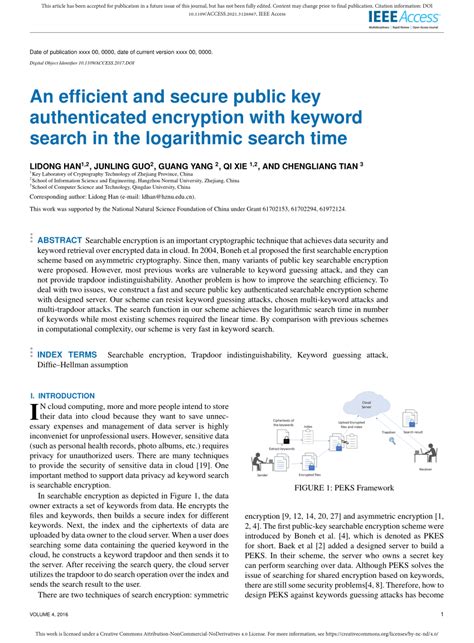 pdf an efficient and secure public key authenticated encryption with