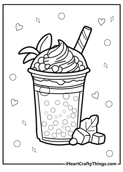 25 Boba Tea Coloring Pages 100 Free Pdfs To Print