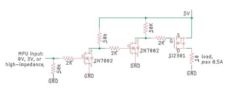 power supply high side load switch that is on by default electrical