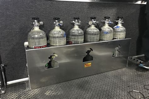 Carbon Fiber Nitrous Bottle Rack — Multi Motorsports