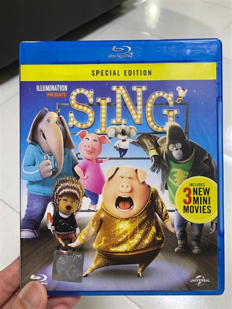 Sing Movie Blu Ray Disc Hobbies And Toys Music And Media Cds And Dvds On