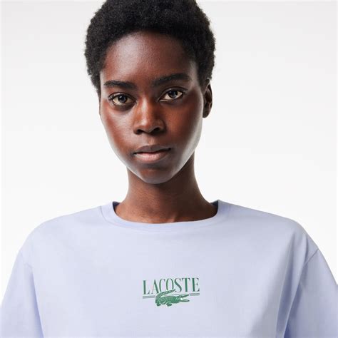 Buy Lacoste Print Cotton Jersey T Shirt Lacoste Uae