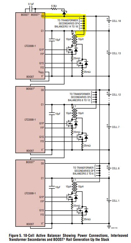 Cell Balancing Transformer Connection For Active Balancer
