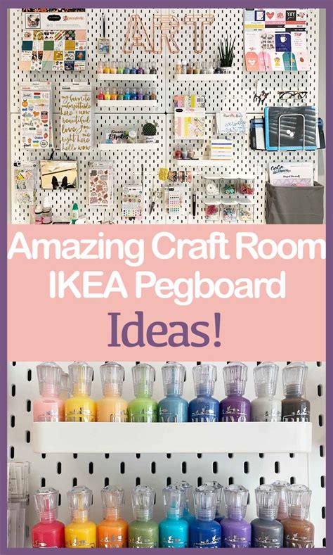 Craft Room Ikea Pegboard Like Love Do