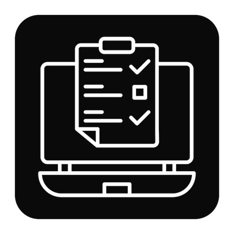 Premium Vector Online Survey Vector Illustration