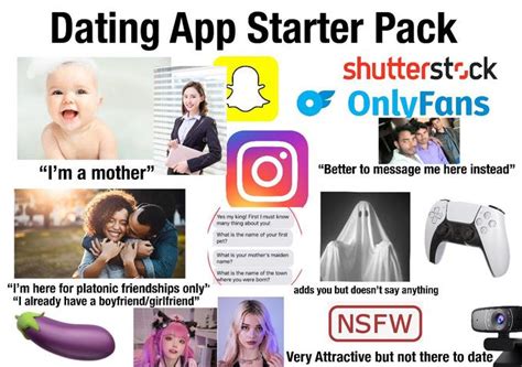 Dating App Starter Pack R Starterpacks Starter Packs Know Your Meme