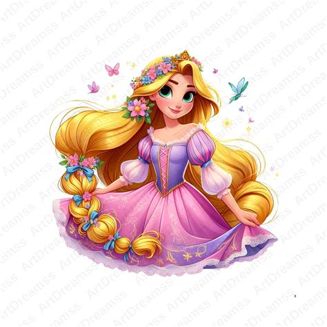 Princess Rapunzel Clipart Cute Rapunzel Tangled Png Disney Princess
