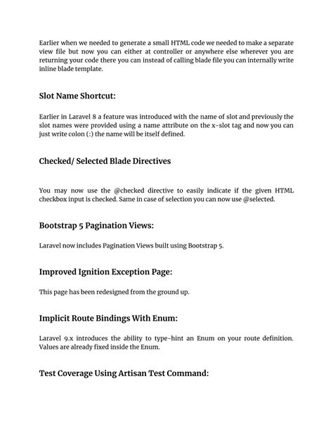 Ppt An Introduction To Latest Laravel Update Laravel 9 Powerpoint Presentation Id11313339