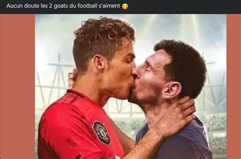 Attention Ce Baiser Entre Cristiano Ronaldo Et Lionel Messi Est Un Photomontage CONGO CHECK