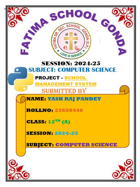 Computer Project School Management System Pdf Sql Databases