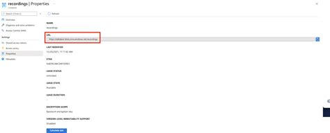 [storage and retention] setting up a custom microsoft azure storage