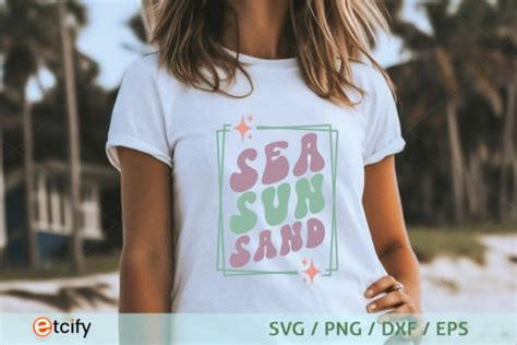 Sea Sun Sand Svg Graphic By Etcify · Creative Fabrica