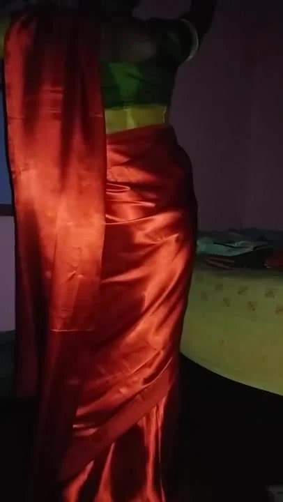 Satin Seide Sari Xhamster