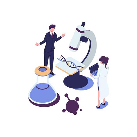 Bioethics Flat Style Isometric Illustration Vector Design 26683707