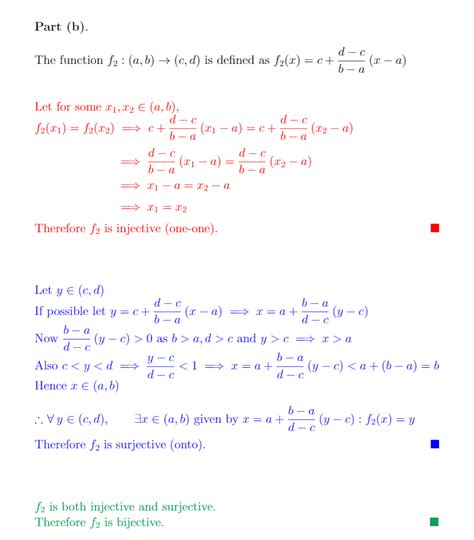 Solved For Each Of The Following Functions Decide Whether It Is