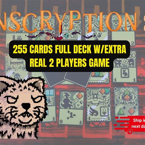 Inscryption Board Etsy