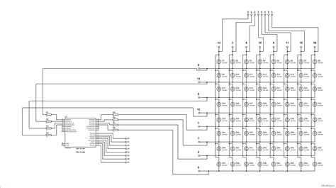 8x8 Led Matrix Interfacing With Avr Microcontroller Atmega8