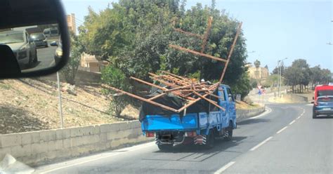 Truck Spotted Dangerously Overloaded On Coast Road