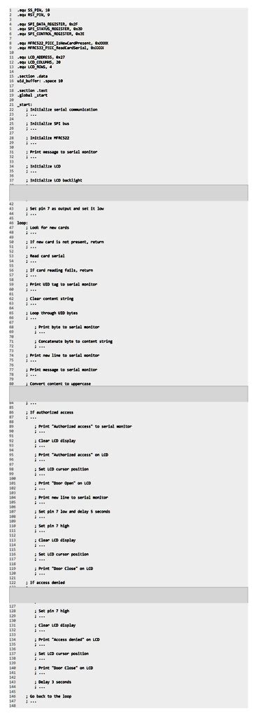 Solved Texts Develop An Rfid Door Lock Access System Using Arduino