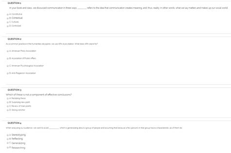 Solved Question 1 In Your Book And Class We Discussed