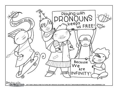 Coloring Pages And Posters Gender Wheel