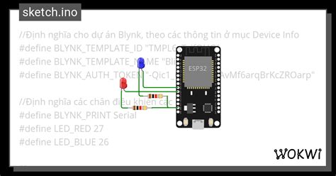 Bài Tập 1 Wokwi Esp32 Stm32 Arduino Simulator