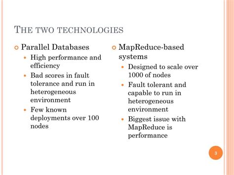 ppt hadoopdb an architectural hybrid of mapreduce and dbms