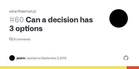 Can A Decision Has 3 Options · Issue 60 · Adrai Flowchart Js · Github