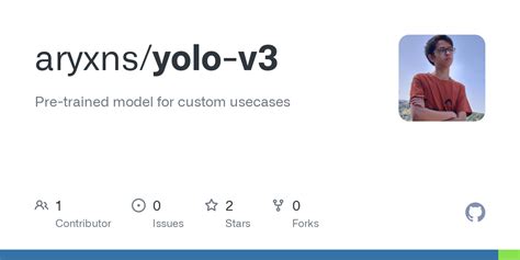 GitHub Aryxns Yolo V3 Pre Trained Model For Custom Usecases