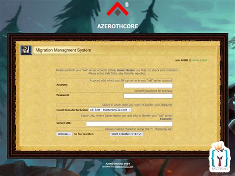Github Azerothcoreweb Character Migration Tool Character Migration Tool