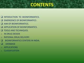 Bioinformatics Pptx Biotech And Biomedical Industry Industries