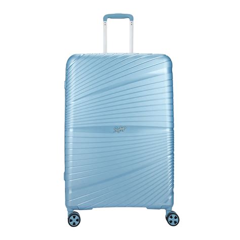 Skybags Skylite Hard Case Luggage Trolley Bag Powder Blue Skybags