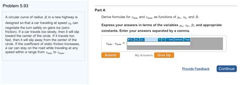 solved a circular curve of radius r in a new highway is