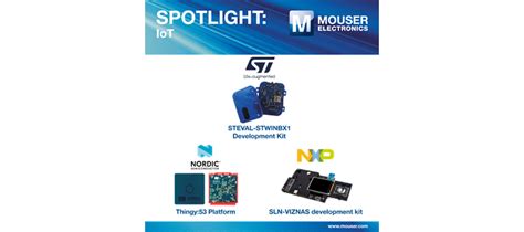 Mouser Offers A Wide Range Of Development Kits To Speed IoT Prototyping And Deployment