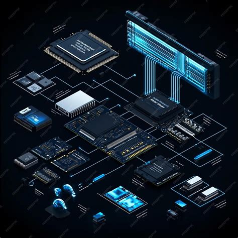 Diagram Showing Motherboard Architecture With Data Paths Between Cpu Ram Gpu And Storage