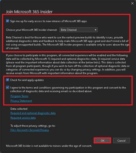 how to join the microsoft 365 insider program