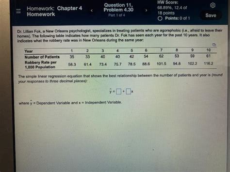 Solved Homework Chapter 4 Homework Question 11 Problem